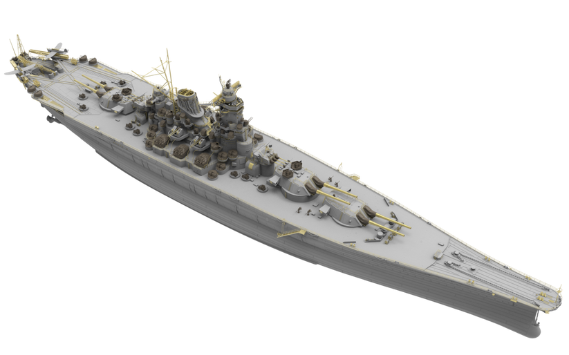 NEW Very Fire 1/350 IJN Kii Super Yamato Deluxe Kit BELBV350908DX（Limi ...