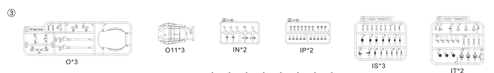 NEW Very Fire 1/350 IJN Kii Super Yamato Deluxe Kit BELBV350908DX（Limi ...